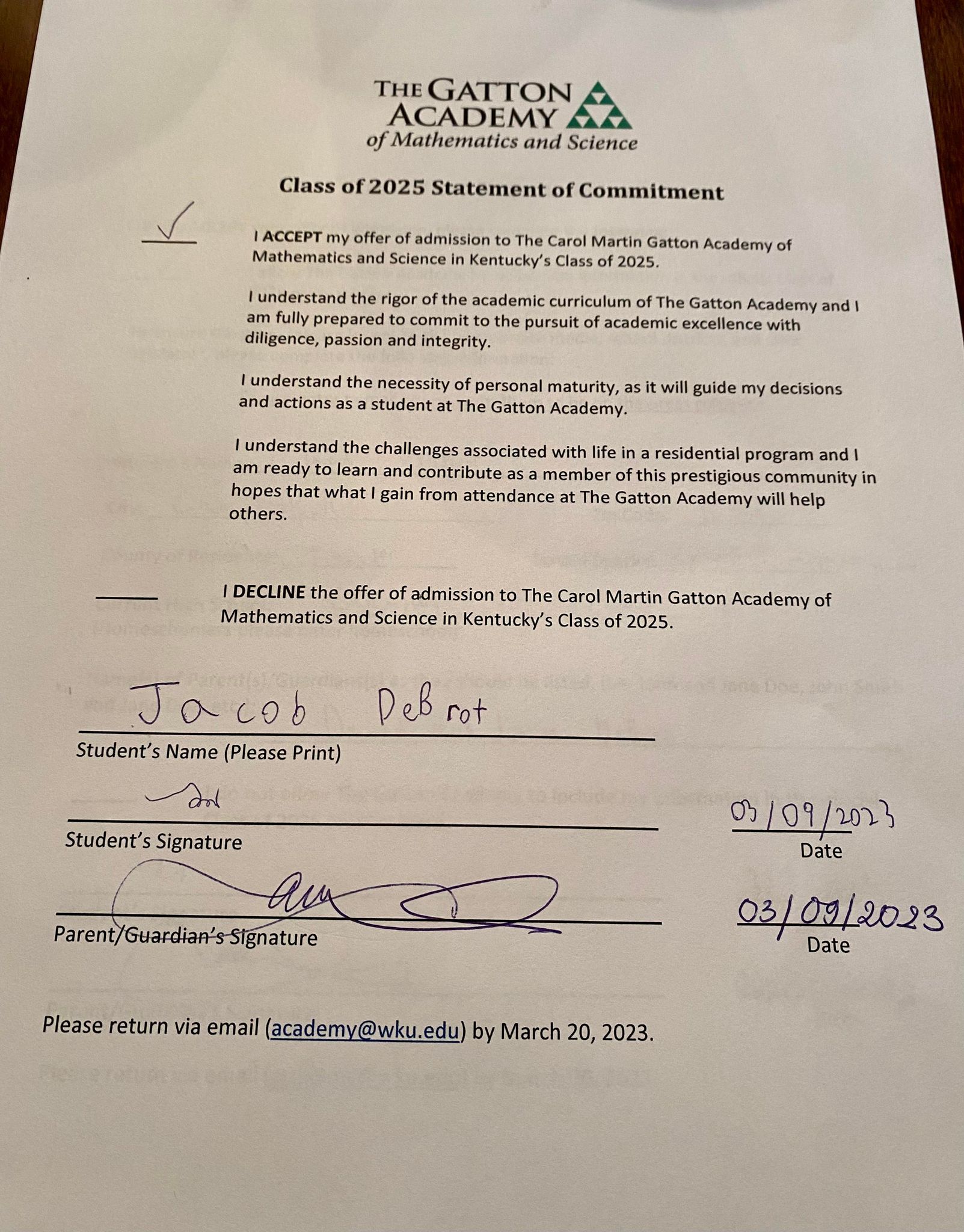 Gatton Academy | David and Lam